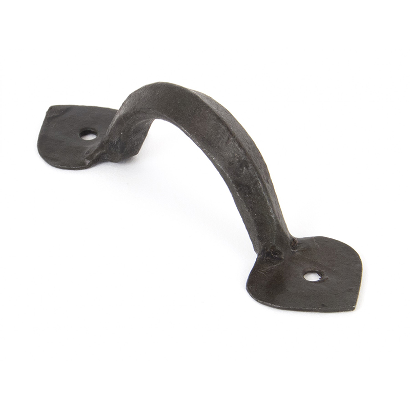 Gothic D Handle - 4" Black - Locks Doors and Windows