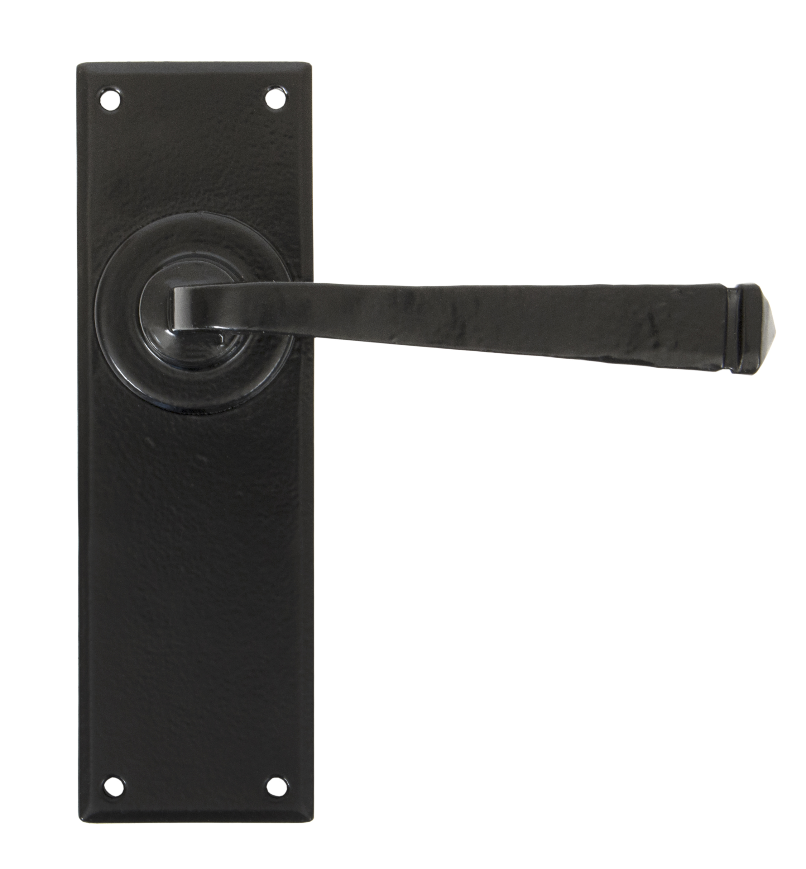Avon Latch Lever Set Black - Locks Doors and Windows